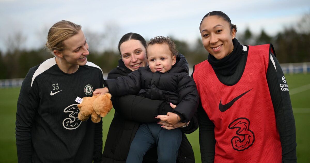A day to remember as Theo meets Chelsea FC heroes - Momentum Children's ...