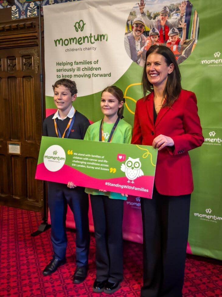 Making a mark at Westminster with Monica Harding MP - Momentum Children ...