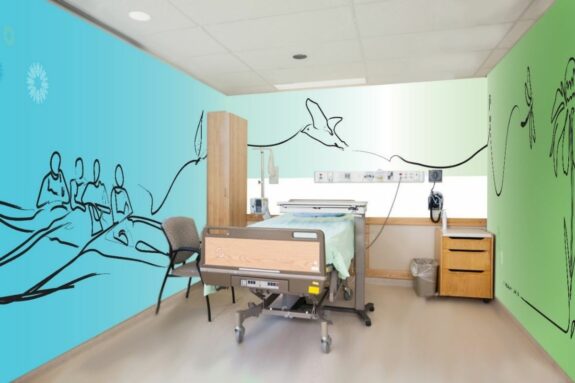 St Peter's Hospital river themed isolation room - Momentum Children's ...